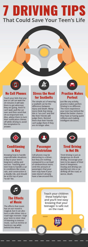7 Driving Tips That Could Save Your Teens Life - 911 Driving School