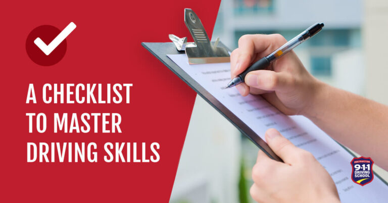 A Checklist to Master Driving Skills - 911 Driving School
